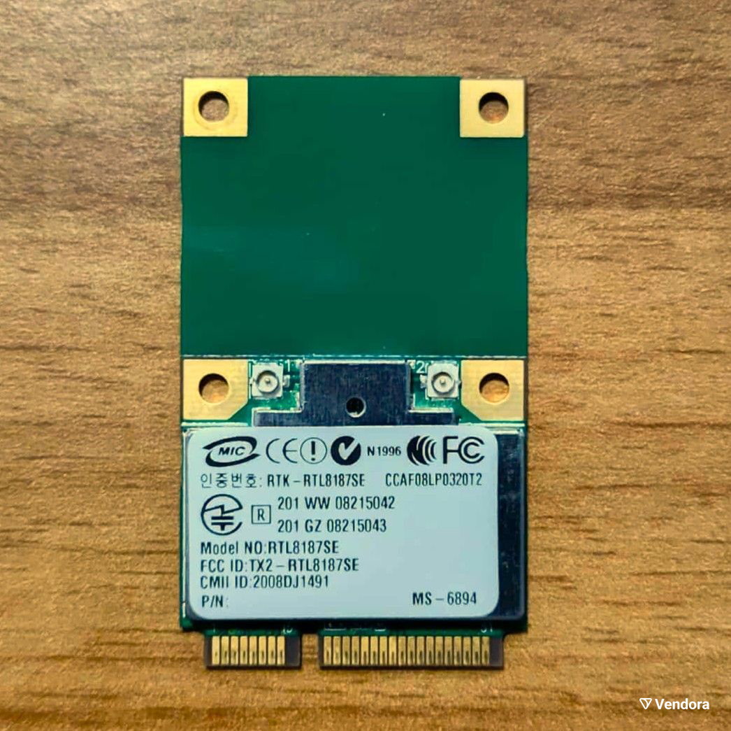 Κάρτα Wi-Fi Realtek RTL8187SE για λάπτοπ… - € 6,00 - Vendora.gr