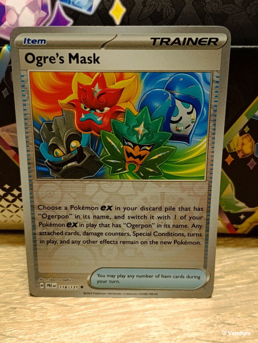 Ogre's Mask Pokémon карта като нова,… - € 1,10 - Vendora.bg