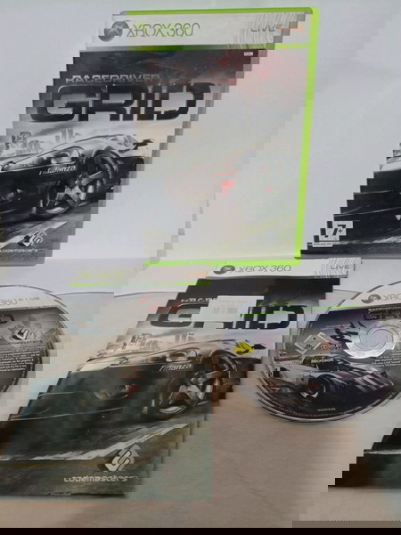 GRID RACEDRIVER XBOX 360 GAME - € 10,00 - Vendora